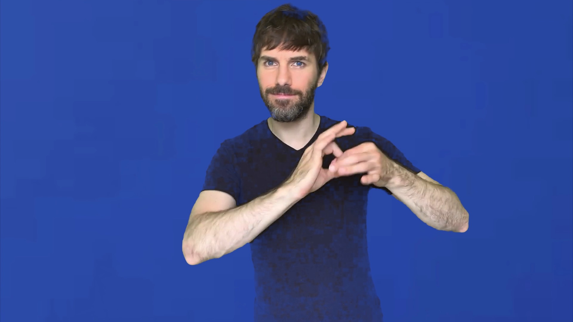 Sign language media and deafblind people